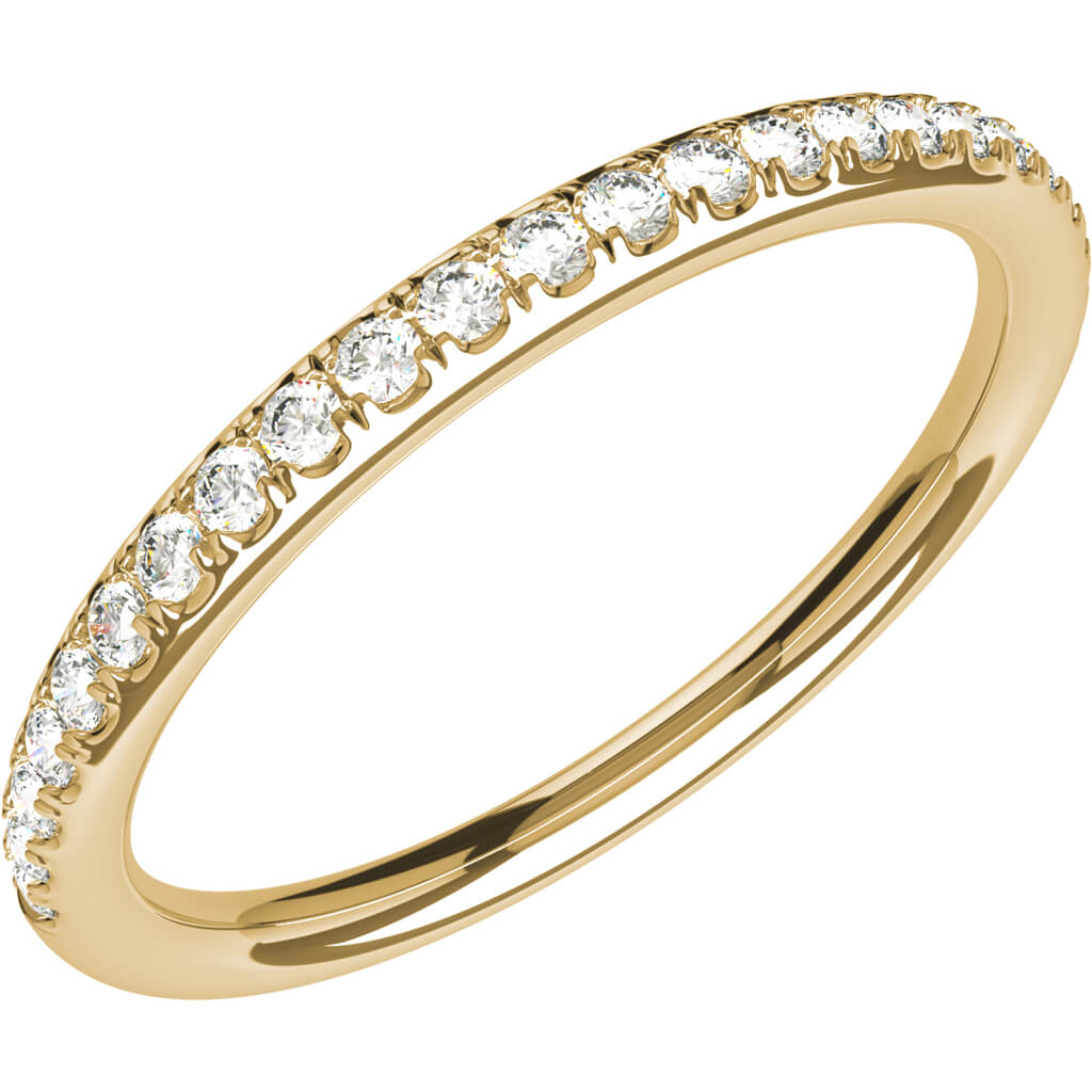 Aure 26 - Half ring in yellow gold – Schalins
