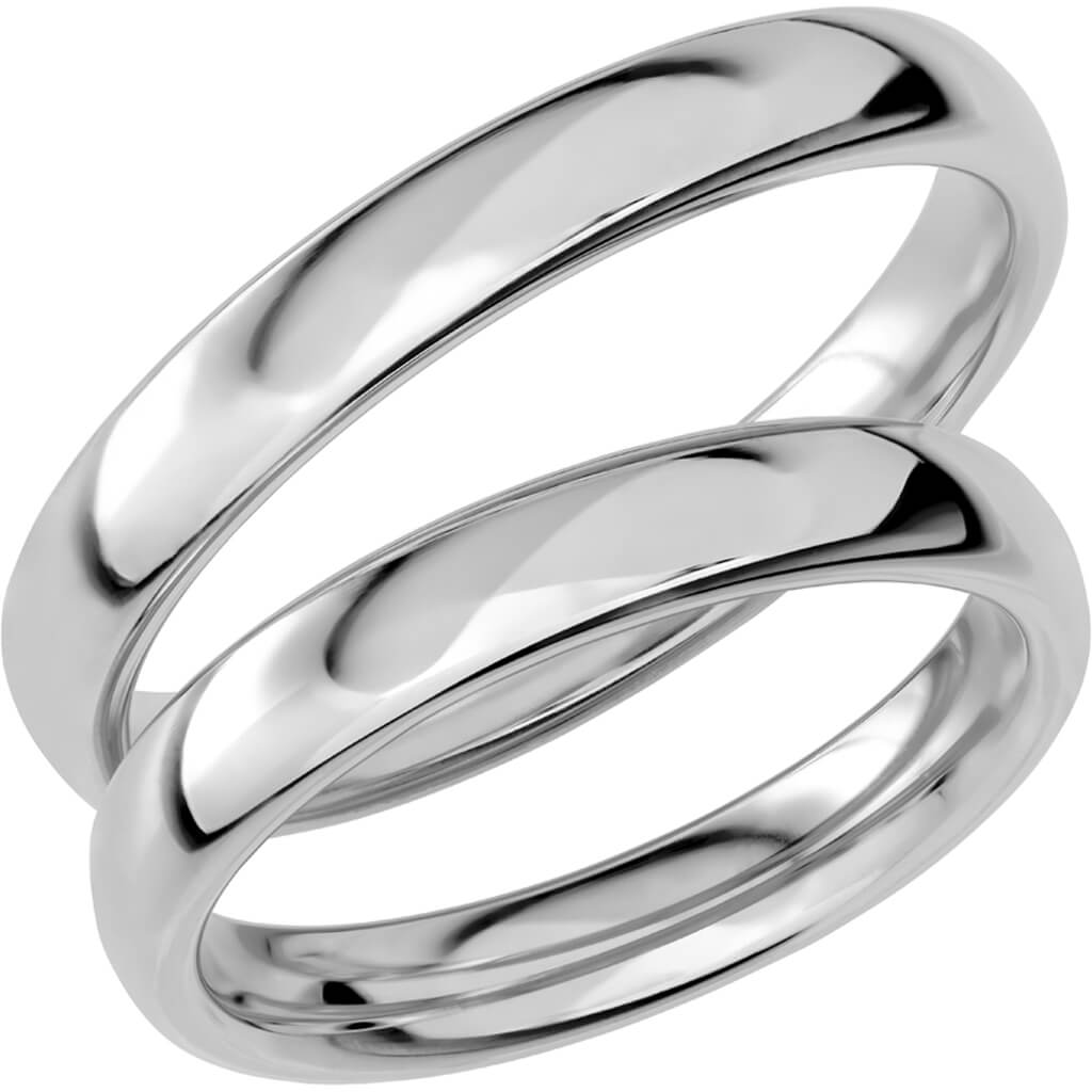 SR1004 - Slät ring i platina – Schalins