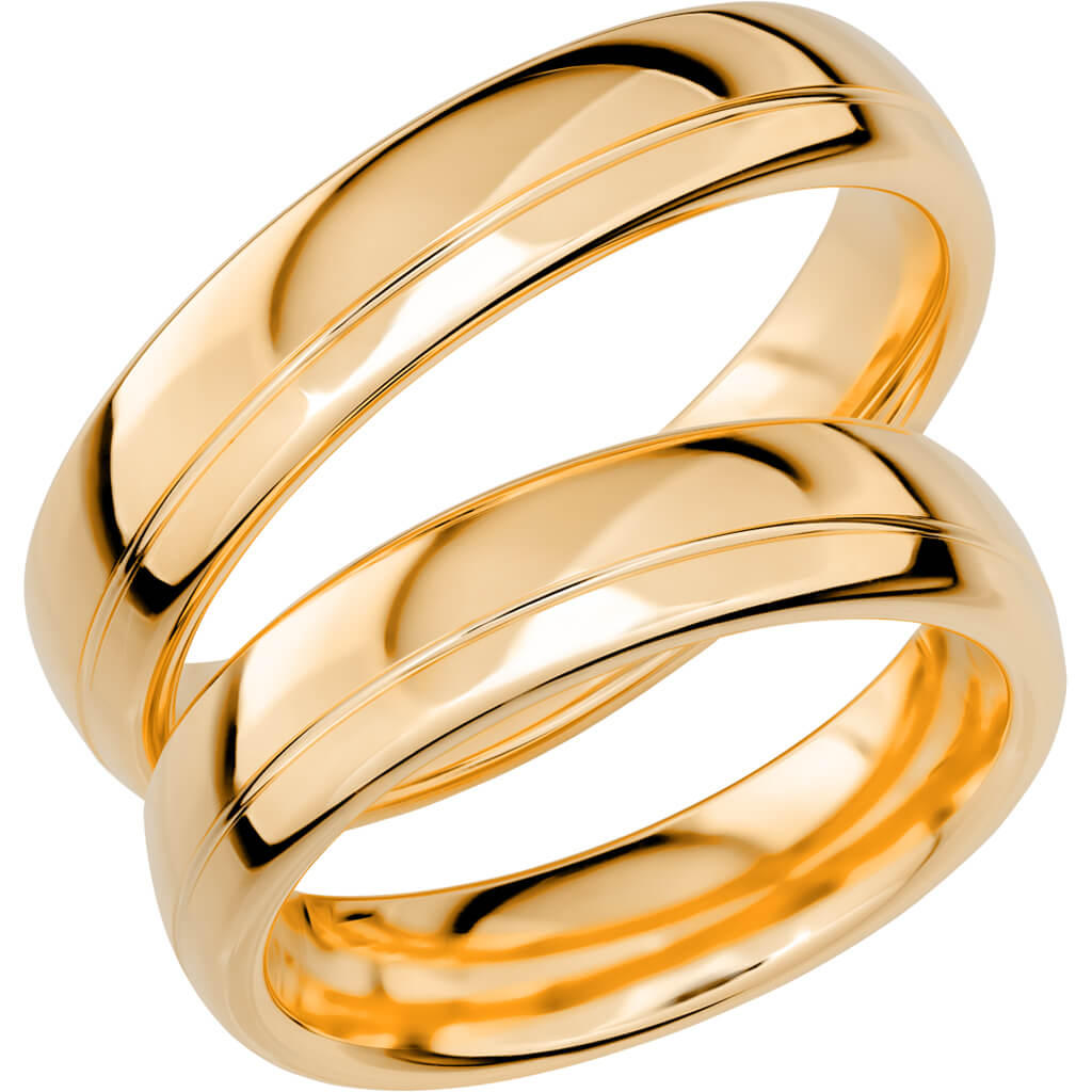 SR1006 - Slät Ring i rödguld – Schalins