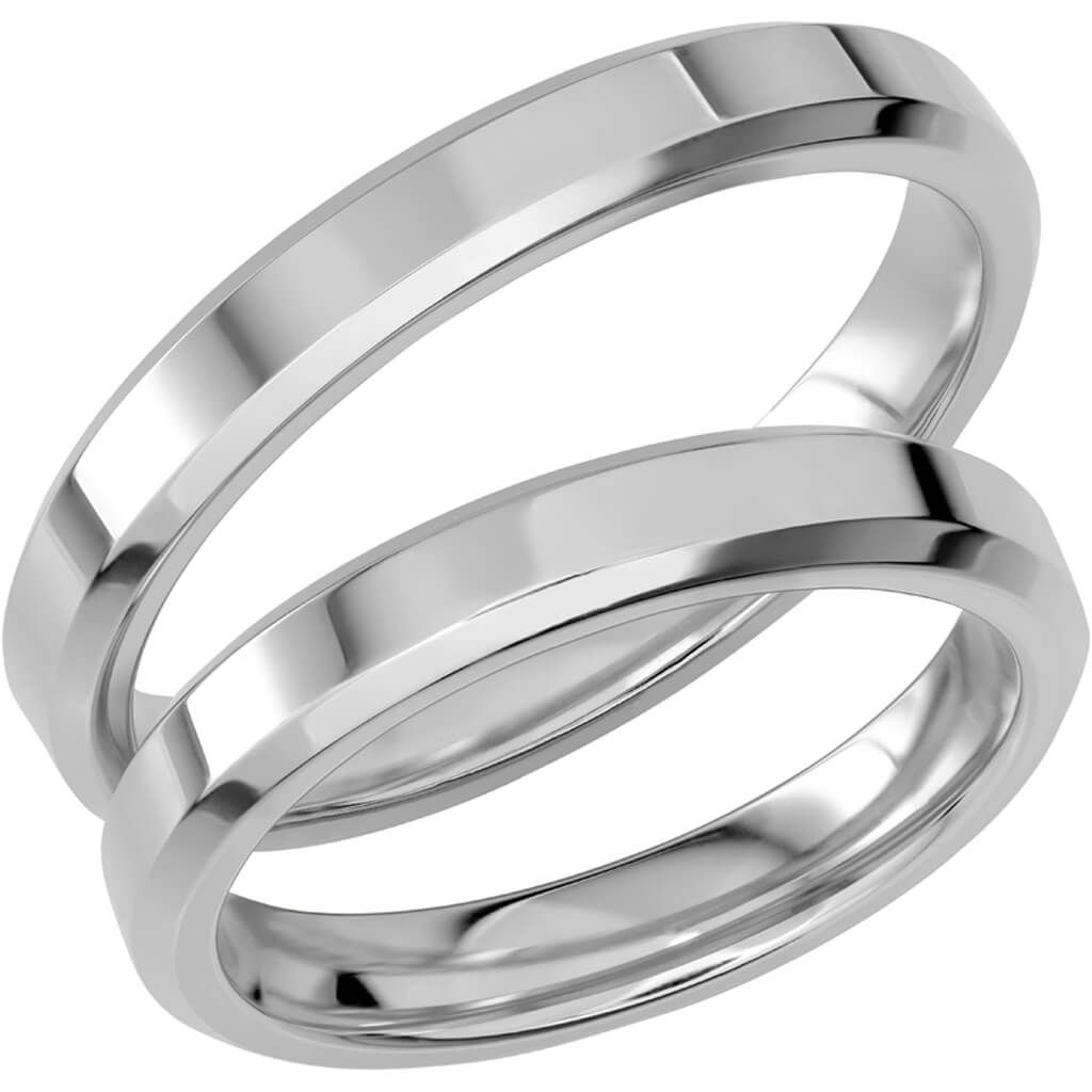 SR1053 - Slät ring i platina – Schalins
